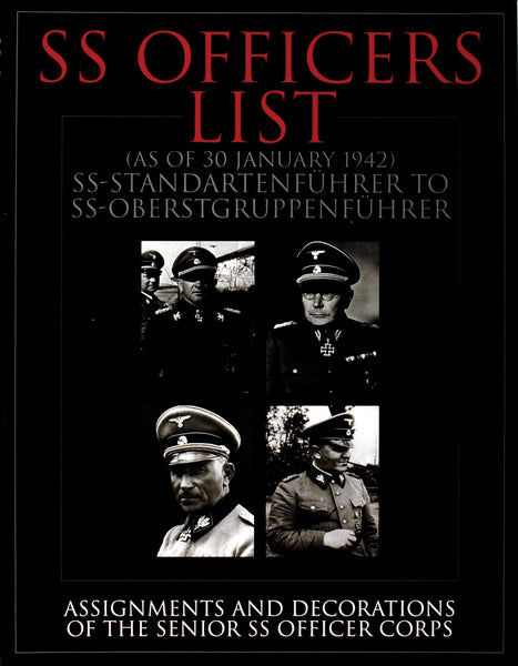 SS Officers List (as of January 1942) – Military