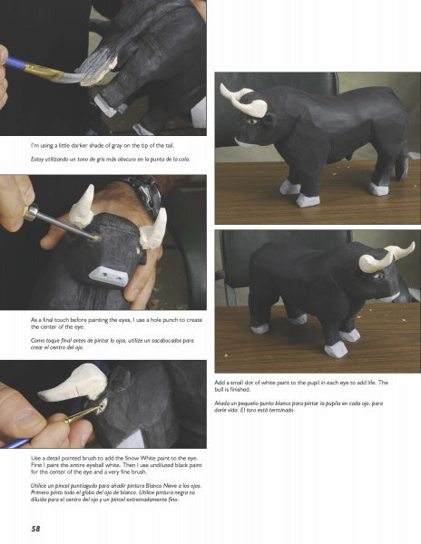 Carving a Bull Fighter & the Bull – Military
